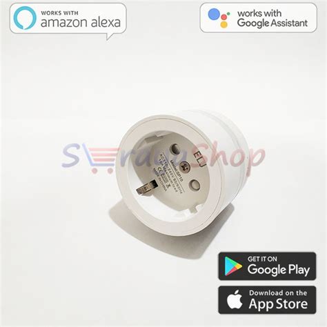 jual smart socket wifi with led night lamp and power monitor elj