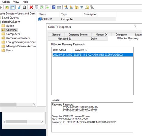 Cómo Almacenar Las Claves De Recuperación De Bitlocker A Active Directory