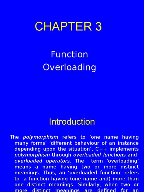 Class12 3 Function Overloading Pdf Parameter Computer Programming