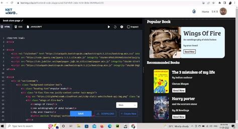 3day 30daysofcodechallenge Nxtwave Ccbpian Frontenddevelopment S K B Nawaz