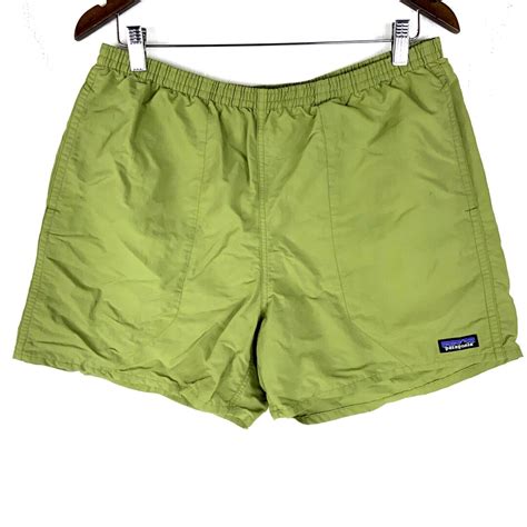 Patagonia Netplus Shells Shorts Large Green Lined Nylon Etsy