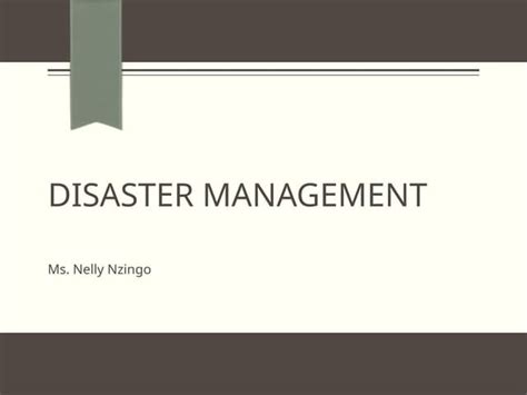 Disaster Management Cycle Pptx Disaster Management Cycle Pptx