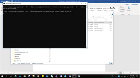 How To Execute Python Scripts In Batch Mode Using Windows Task