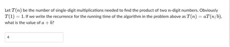 solved let t n be the number of single digit