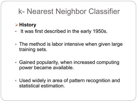 K Nearest Neighbor Classifier Pptx Science