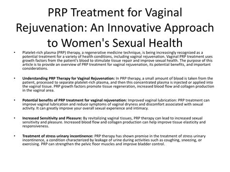 Ppt Prp Treatment For Vagina In Uae Powerpoint Presentation Free Download Id12244333
