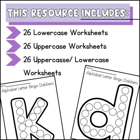 Letter Formation Practice Worksheets Alphabet Bingo Dobber Sheets Made By Teachers