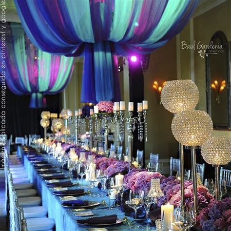 Decorado Para Quinceañeras Azul Ceñeste Plasko Interactive Yahoo