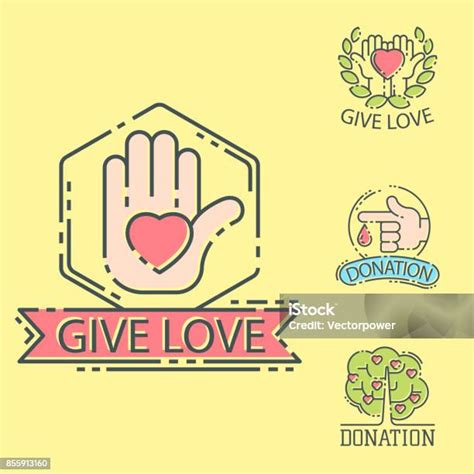 기부 돈 세트 로고 아이콘 도움말 아이콘 기부 기여 자선 자선 기호 인류 지원 벡터 Blessing에 대한 스톡 벡터 아트 및
