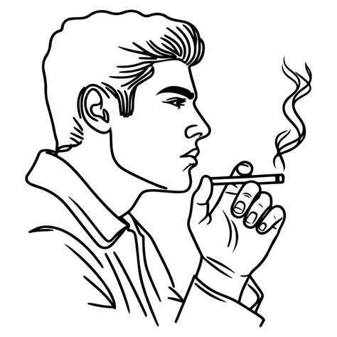 Drawings Of People Smoking 2879 Drawings Of People Smoking Stock