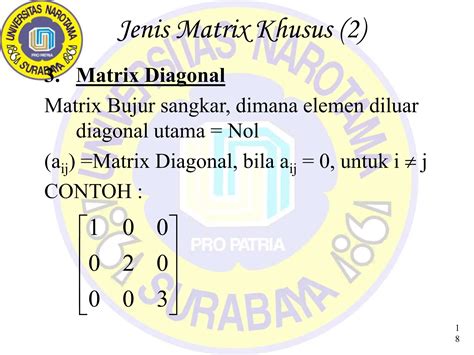 Materi Ini Menjelaskan Tentang Matrix Ppt