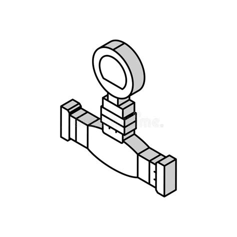 Technology Pipeline Isometric Icon Vector Illustration Stock Vector Illustration Of Industrial