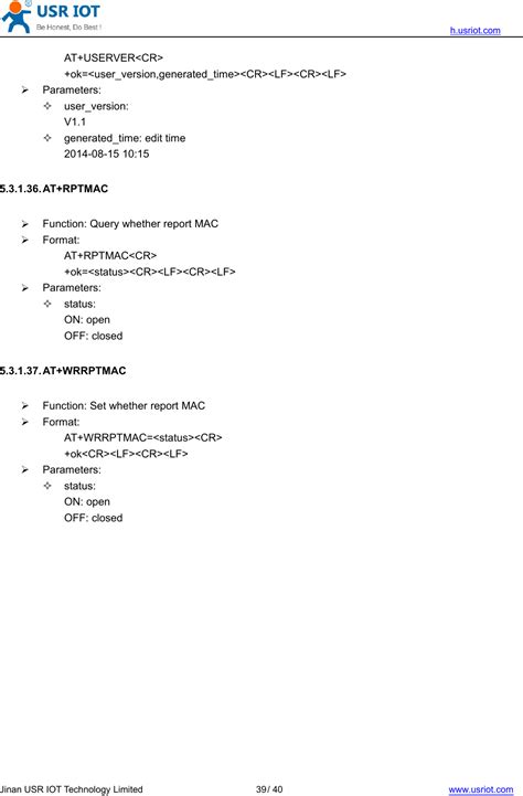 Shandong Usr Iot Technology Usr C215a Serial To Wifi Module User Manual