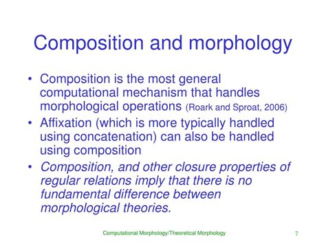 PPT Computational Morphology And Its Implications For Theoretical Morphology PowerPoint