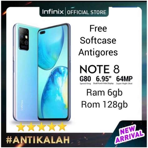Jual INFINIX NOTE 8 RAM 6GB ROM 128gb Garansi Resmi Di Seller Indocellmalang Tunggulwulung
