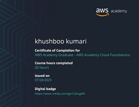 Khushboo Kumari On Linkedin Aws Cloudarchitecting Certification