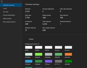 CSS Overview Tool In Microsoft Edge Browser GeeksforGeeks