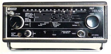 Hacker Herald Rp37a Transistor Radio