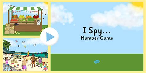 I Spy Number Game Powerpoint Twinkl