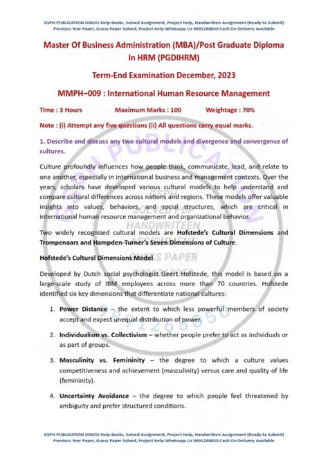 Ignou Mmph 009 Previous Year Solved Question Paper English Medium Dec