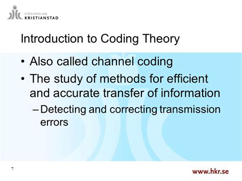 Error Control Coding And Applications Ppt Video Online Download