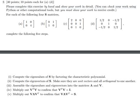 Solved Points Points Each For A D Please Chegg Com