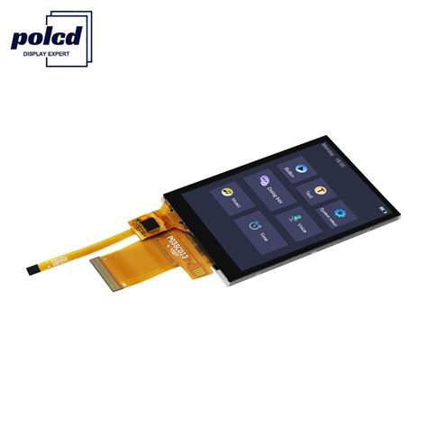 Polcd 450 Brightness Tft Capacitive 8080 MCU 3 5 Inch Tft Lcd Touch Screen