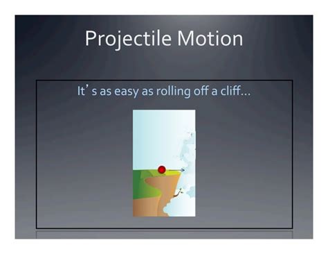 Projectile Motion Intro Pdf Physics Science