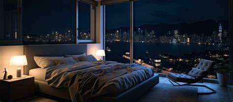 Bedroom At Night Time