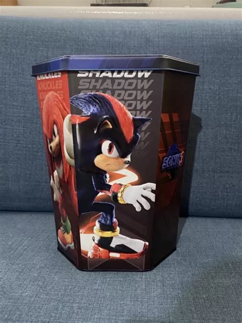 Odeon Exclusive Sonic The Hedgehog 3 Popcorn Bucket Tin With Lid Uk £47
