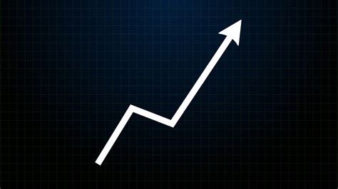 Business Line Graph Going Up Animation Business Growth Line Graph