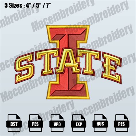 Iowa State Cyclones Logo Embroidery Designncaa Logo Embroid Inspire