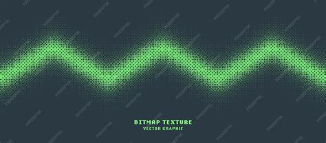 Premium Vector Dither Pattern Bitmap Texture Zigzag Line Horizontal Border Vector Abstract