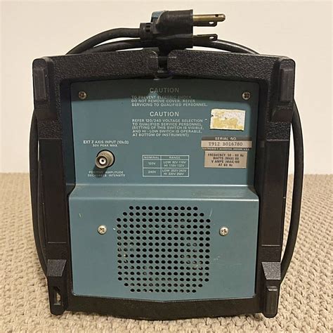 Tektronix T912 1970년대의 스토리지 오실로스코프 빈티지 오디오 콘텐츠와 판매 오디오퍼브