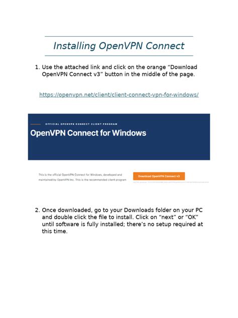 Installing Openvpn Connect Pdf Computers Technology And Engineering