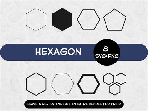 Hexagon Svg Svg Files For Cricut Frame Svg Hexagon Frame Svg Hexagon Clipart Shape Svg