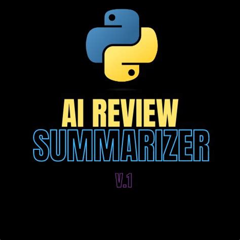 Erdene Batbayar On Linkedin Ai Review Summarizer This Python Script