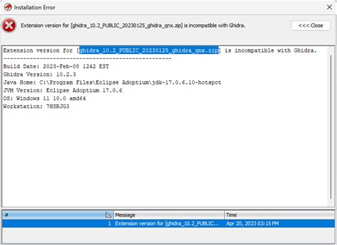 Need Update For Ghidra Issue Starfleetcadet Ghidra Qnx GitHub