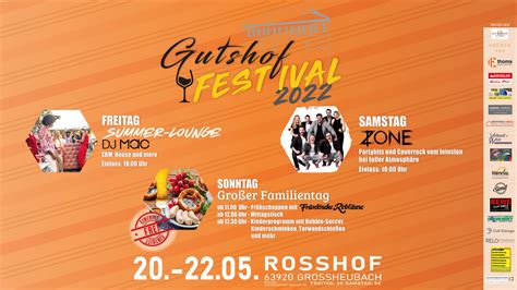 Gutshof Festival 2022 Großheubach