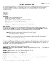 Understanding Location And Time Geographic Concepts Explained Course Hero