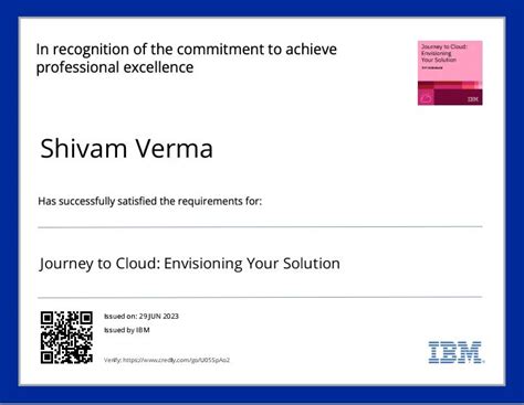 Shivam Verma On Linkedin Ibmskillsbuild Ibmcertification Ibmcloud