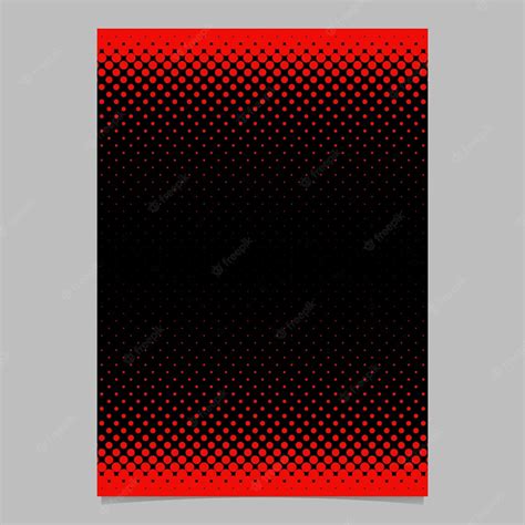 Free Vector Color Abstract Halftone Circle Pattern Card Template