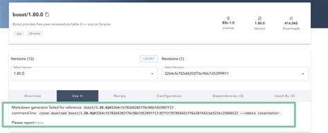 [ Center] Markdown Failed `boost 1 80 0 3264cfe783d4202f76c96b7d5399ff17` · Issue