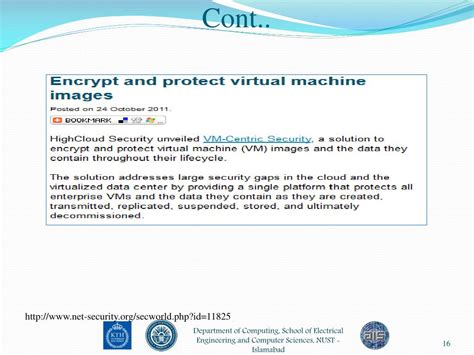 Ppt Secure Migration Of Vm In Cloud Federation Using Enhanced Key