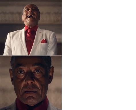 Gus Laughing Then Serious Blank Template Imgflip