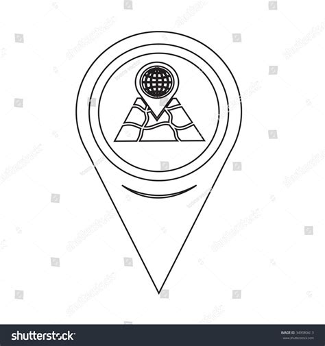 Map Pin Pointer Icon Stock Vector Royalty Free Shutterstock