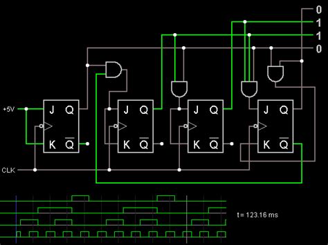 decimal counter online circuit simulator