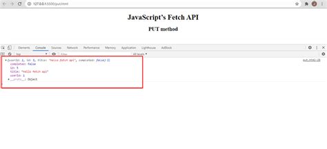 Metode Permintaan Get Post Put Patch Delete Panduan Dengan Api Pengambilan Javascript