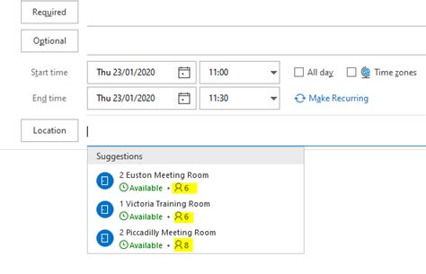 Outlook 365 Location Suggestions Incorrect Cloud Computing And Saas