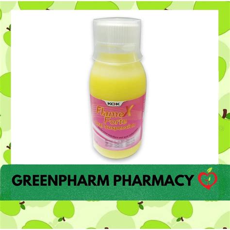 Flamex Forte Oral Suspension 100ml Melegakan Angin Kembung Perut Shopee Malaysia